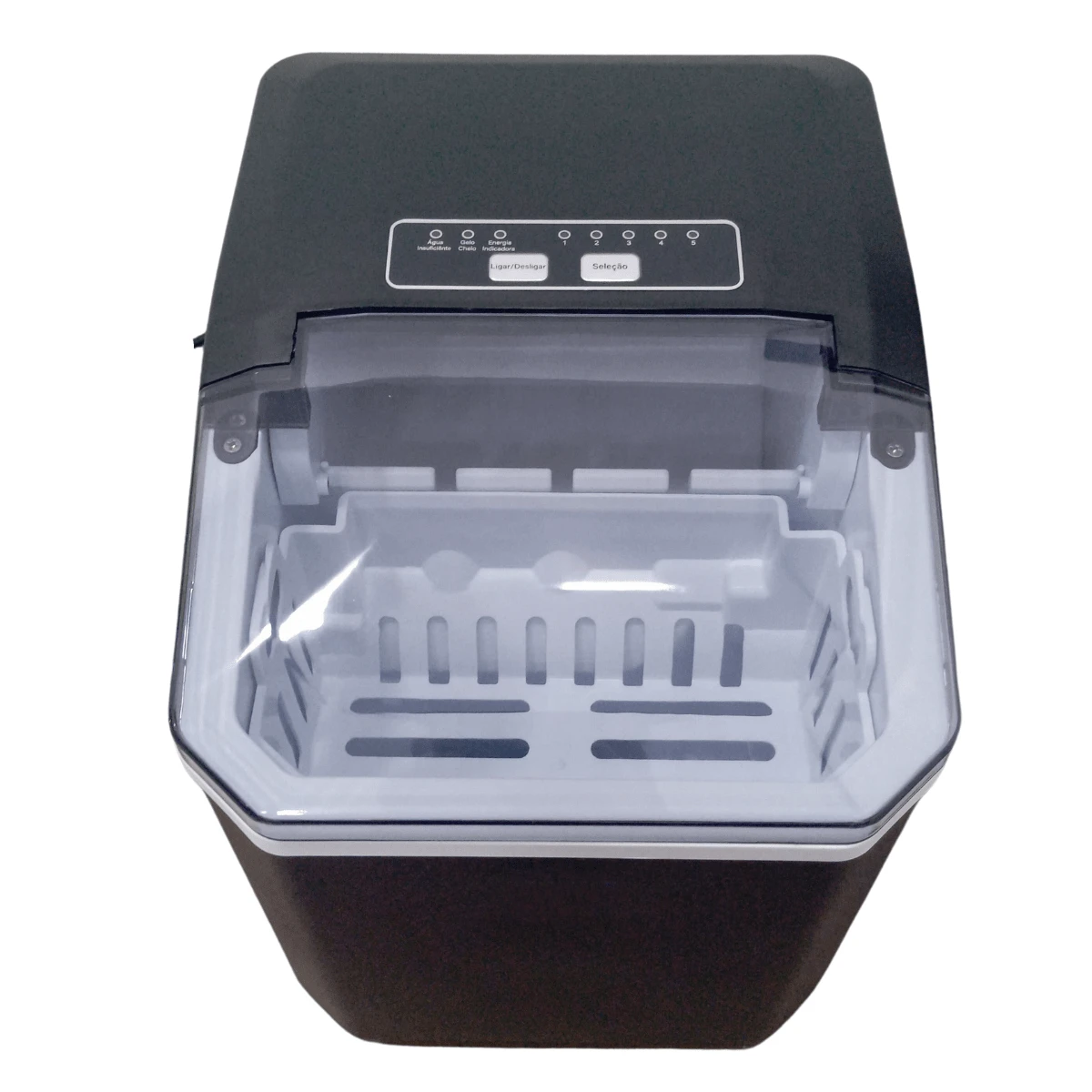 Compact Ice Machine Ice Basket Ice Cube Storage Control Panel 5 Ice ...