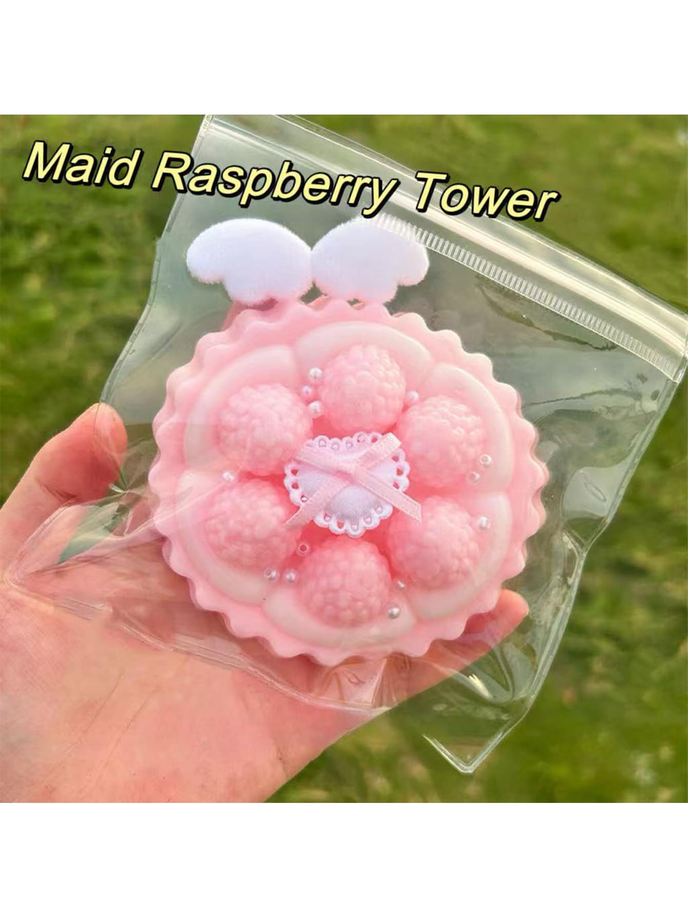 Cute High-Value Raspberry Tart Slow Rising Squishy Toy "Mud Maid ...