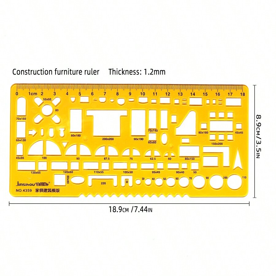 Modelo de escala gráfica, régua de construção de resina, para design de ...