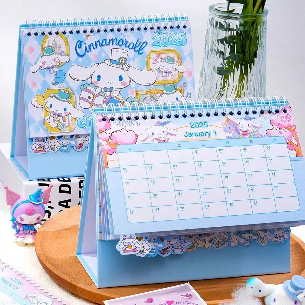 Sanrio Sanrio Calendar Kuromi Desktop Decoration Check-In Calendar ...