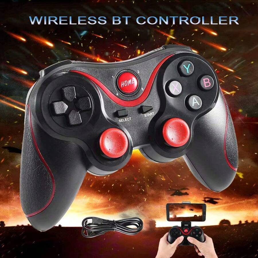 Wireless Gamepad Gaming Controller With Key Mapping For Android Phones ...