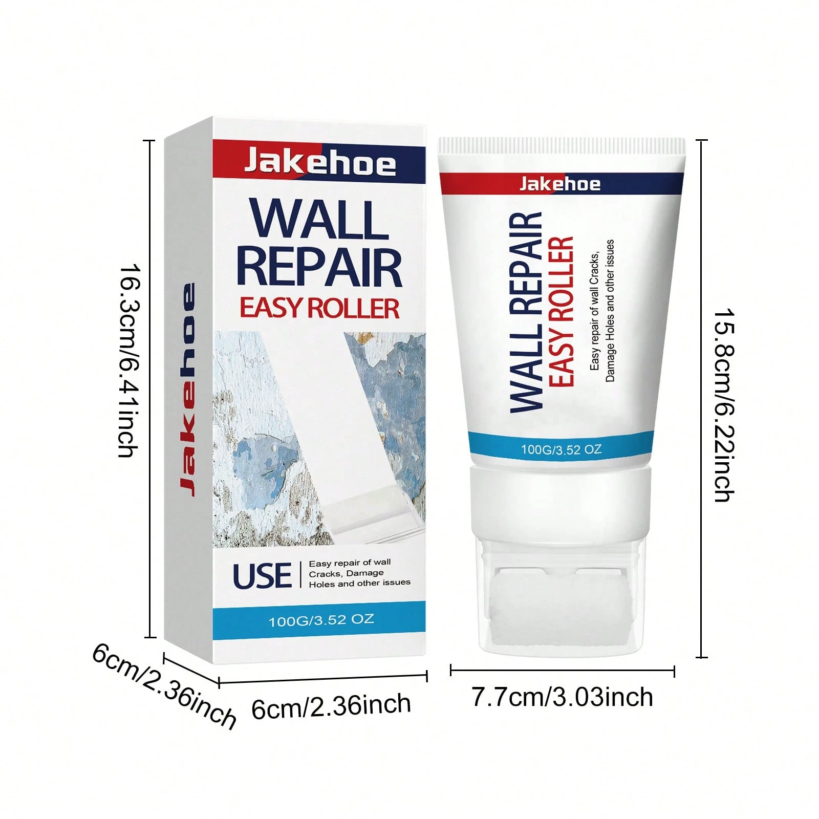 Easy-Apply White Wall Repair Paste - Waterproof & Crack-Resistant ...