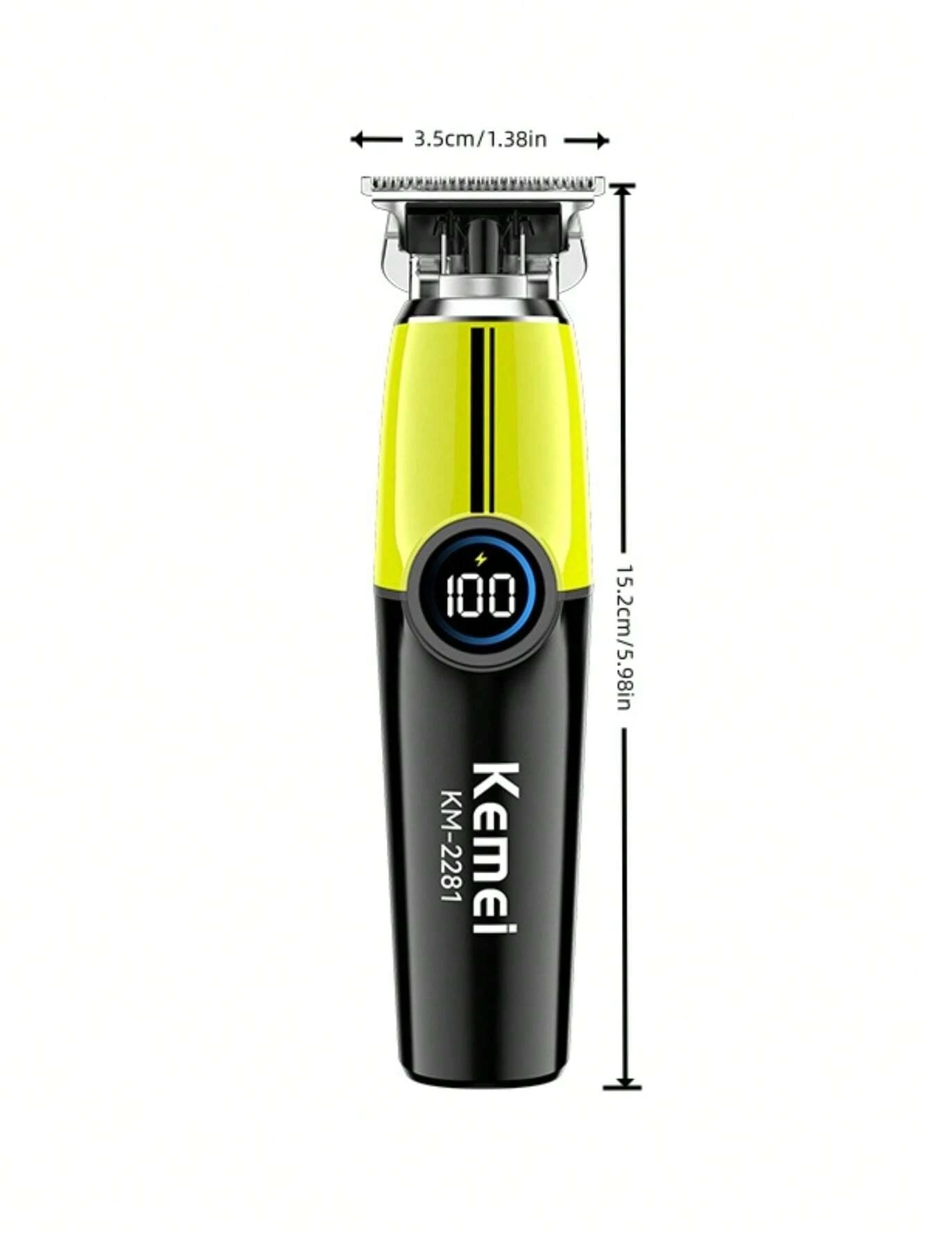 Komei KM-2281 High Speed Carving Clipper, Digital Hair Clipper, Hair ...