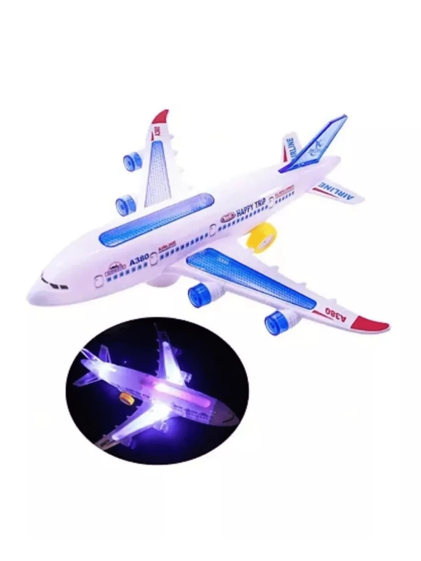 Airplane With Sound Music Light Toy Airplane Gift Airplane With Light ...