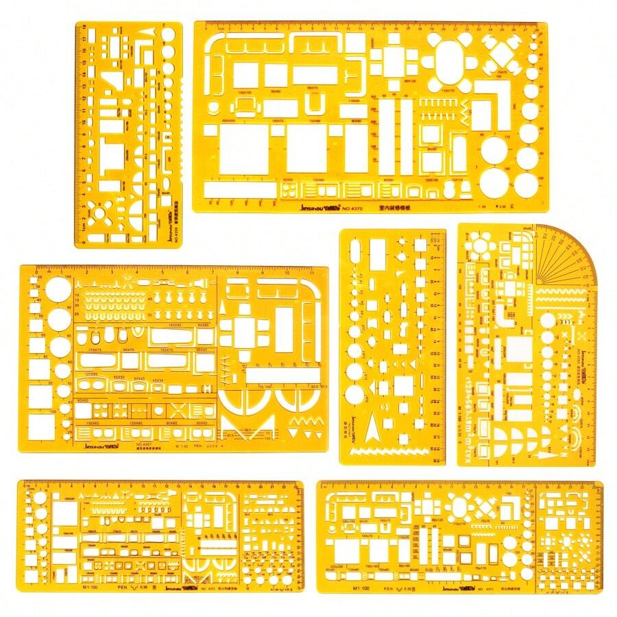 Modelo de Escala Gráfica, Régua de Construção em Resina, para Design de ...