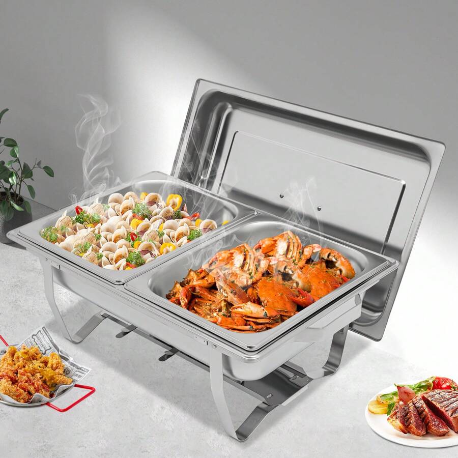 Juego de calentador de platos de buffet, juego de calentador de platos ...