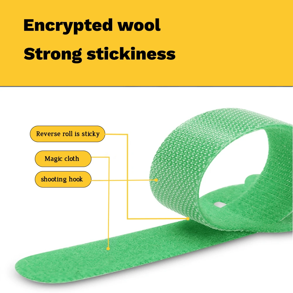 APORNI 50pcs T-Type Double-Sided Cable Ties, Adjustable Plastic Cord ...