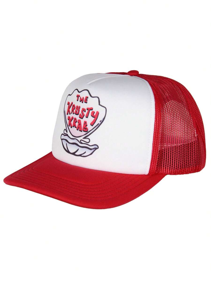 SpongeBob SquarePants Adult Krusty Krab Trucker Hat For Men And Women ...