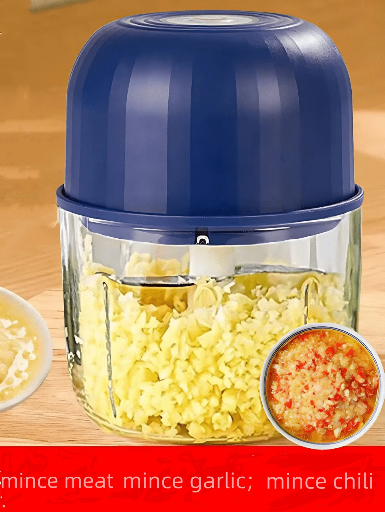 Garlic Press, Garlic Mincer, Electric Garlic Crusher, Garlic Chopper ...