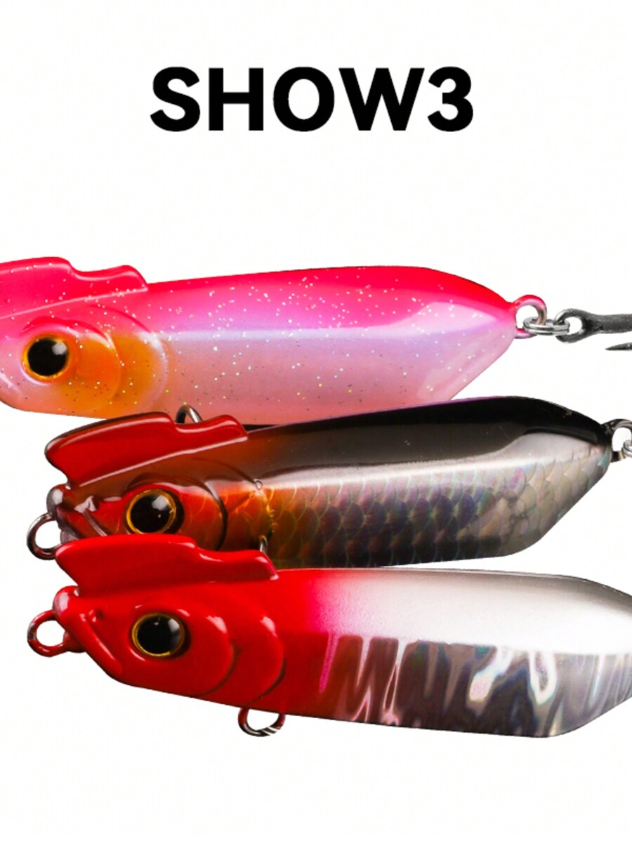Sinking Pencil Lure, Half-Metal Shell, Long Range, Slow Sinking, Slow ...