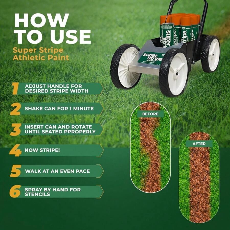 Fox Valley Athletic Super Striper Line Marking Machine Starter Kit For ...