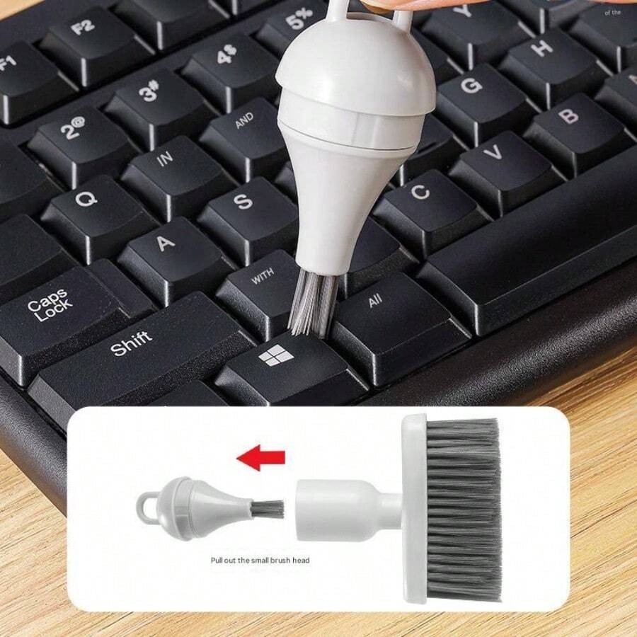 1 Multi-Purpose Computer Cleaning Brush, Soft-Bristled Keyboard Cleaner ...