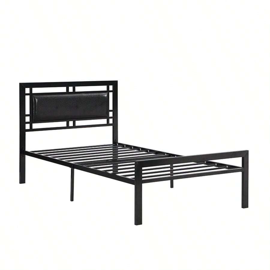 Twin Size Metal Bed Sturdy System Metal Bed Frame Modern Style And ...