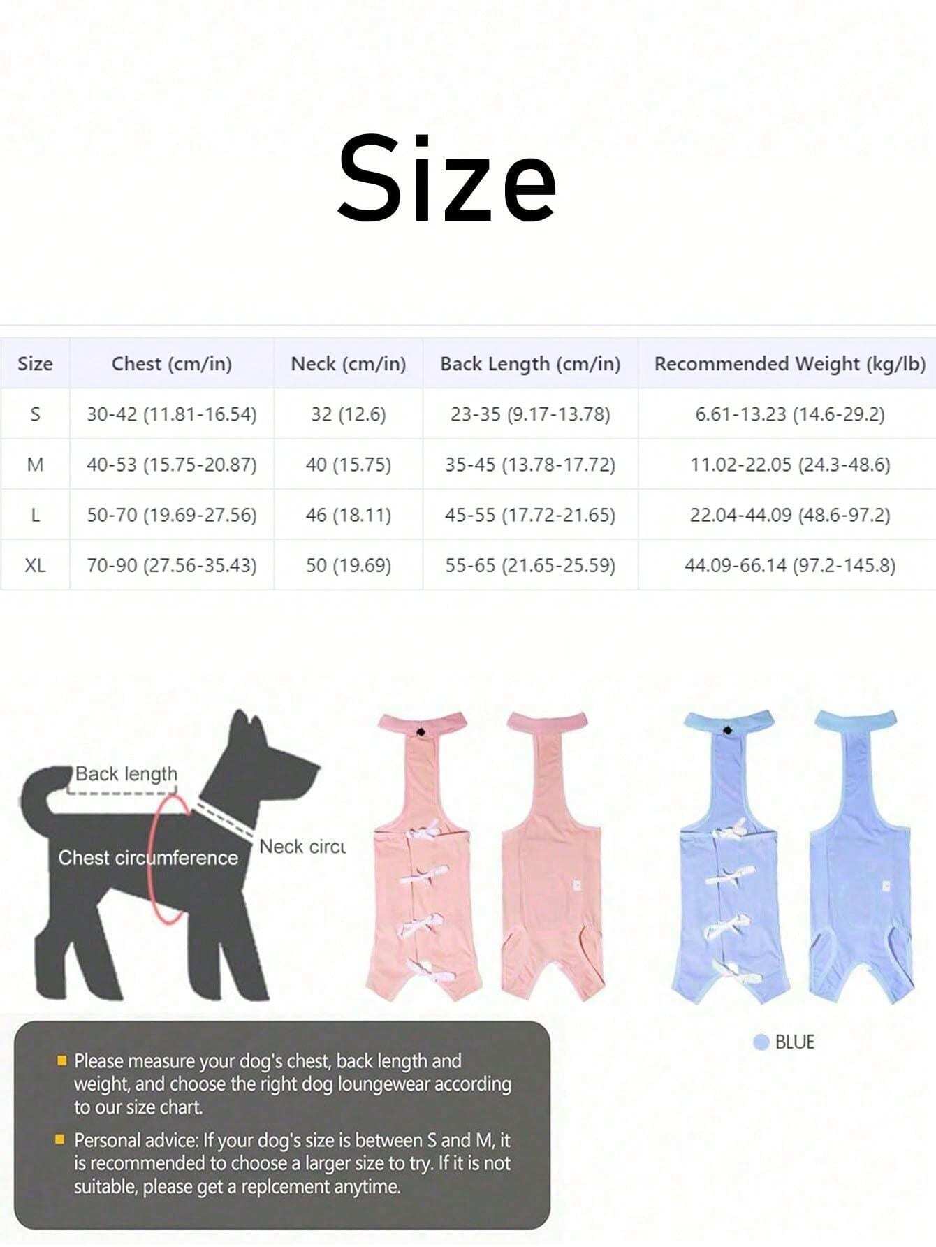 Tuta post-chirurgica per cani, protezione per ferite addominali, tuta ...