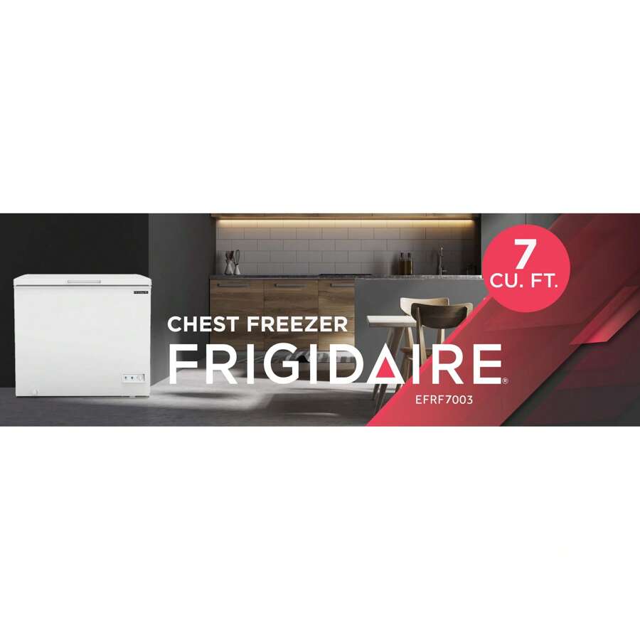 Frigidaire 7.0 Cu. Ft. Chest Freezer, EFRF7003, White | SHEIN USA