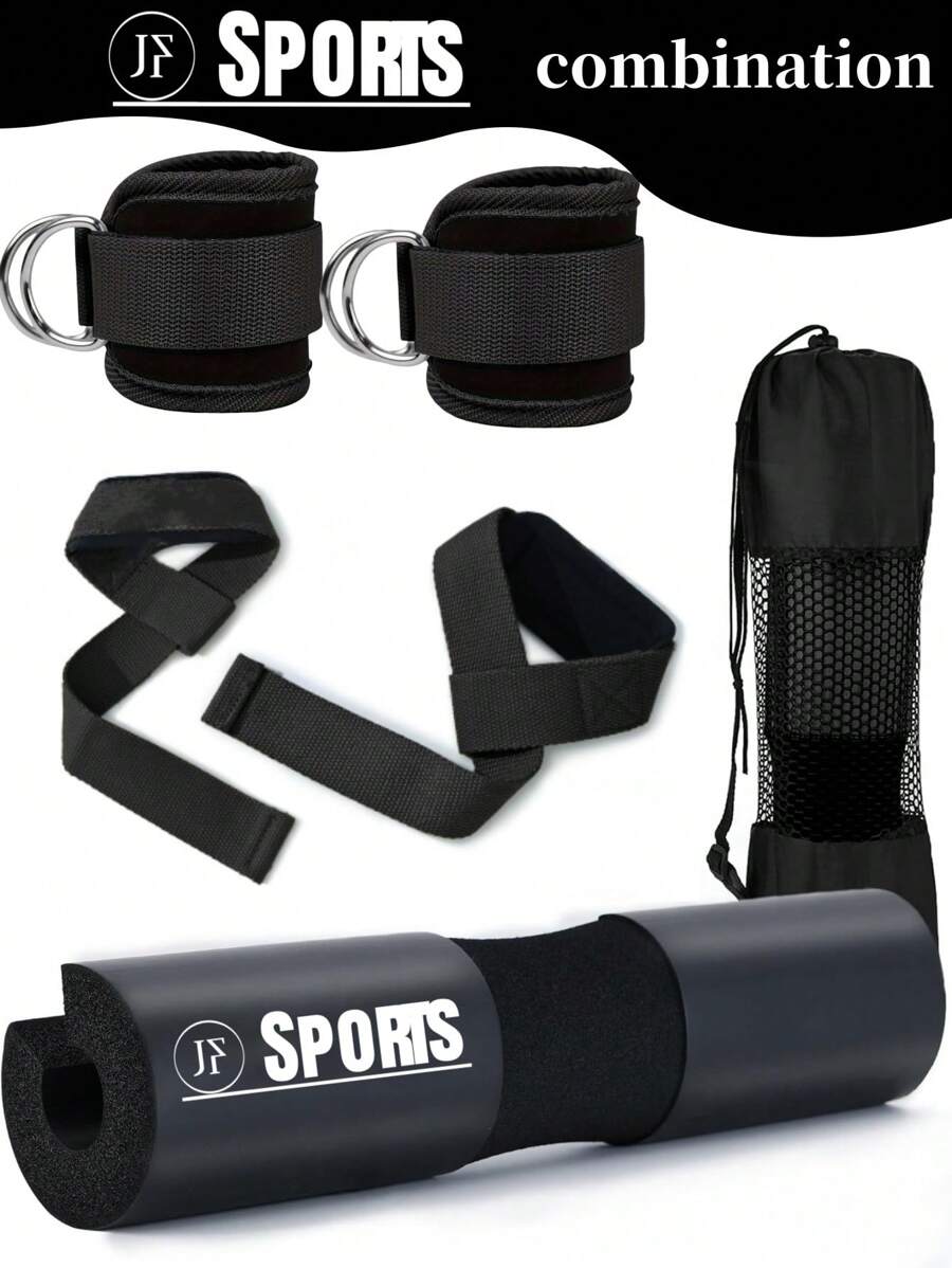 Squat Pad Set - Foam Barbell Pad For Squats Cushion, Lunges & Bar ...