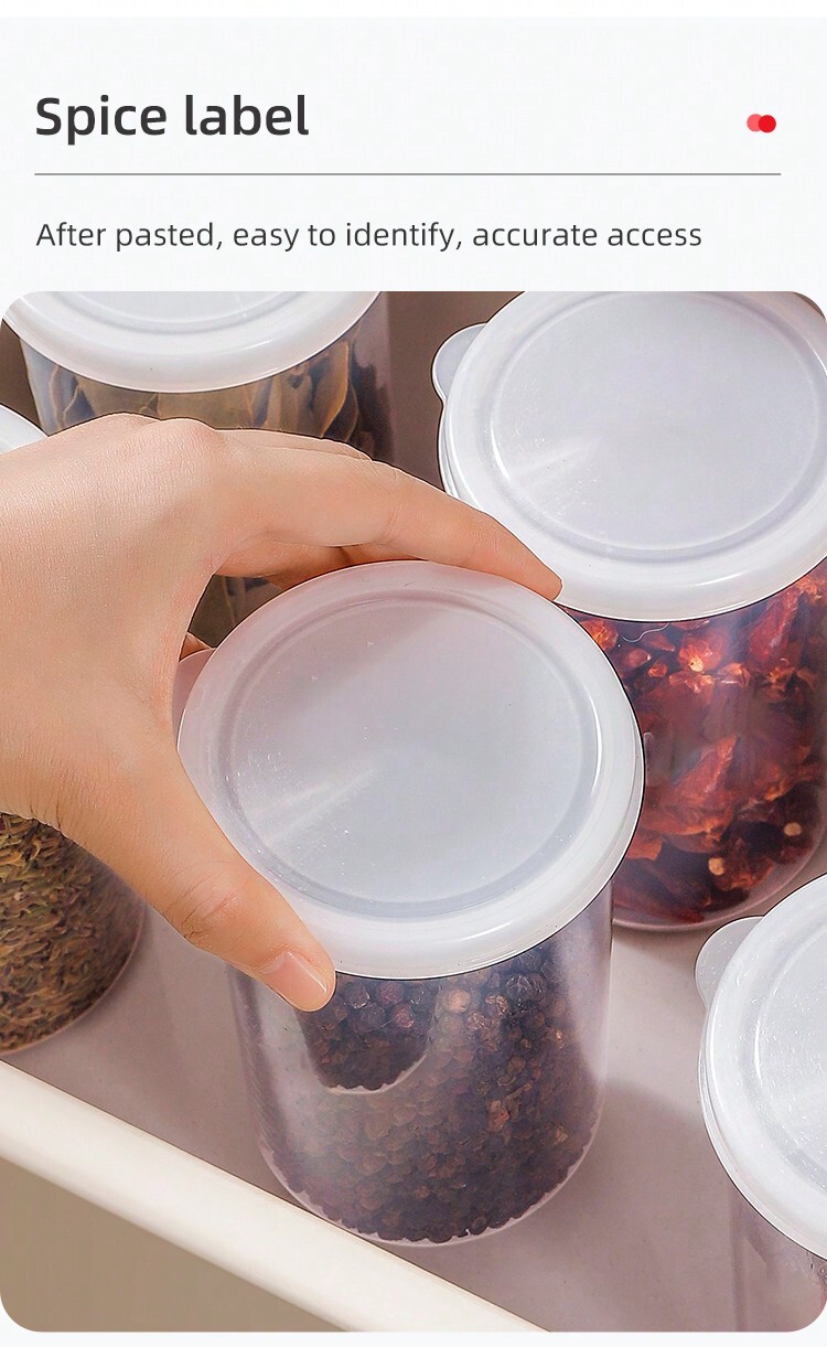 Airtight Spice Storage Container For Kitchen, Includes Anise, Stick ...