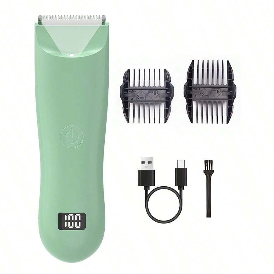 Men's Body Trimmer, Electric Shaver, Electric Inguinal And Pubic Hair ...