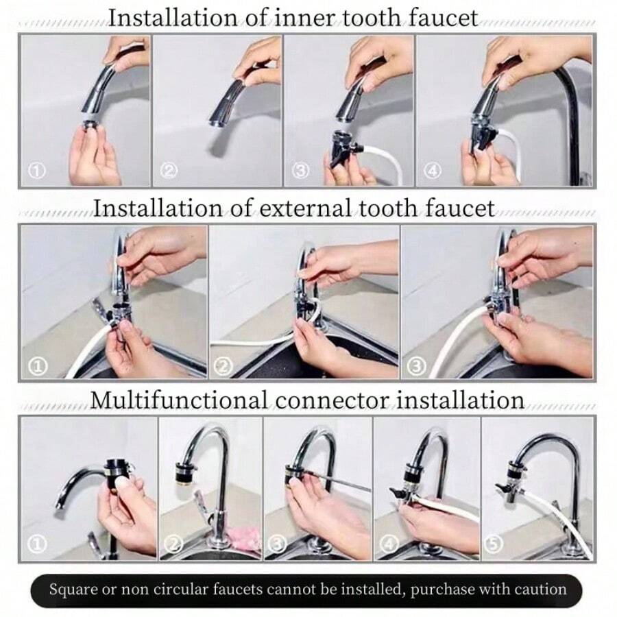 Purificatore d'acqua per rubinetto con sistema di filtrazione in 3 fasi ...