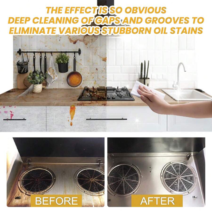 H4Cacle Hood Cleaner Cooker Hood Cleaner Non-Irritating Odor Heavy Oil ...