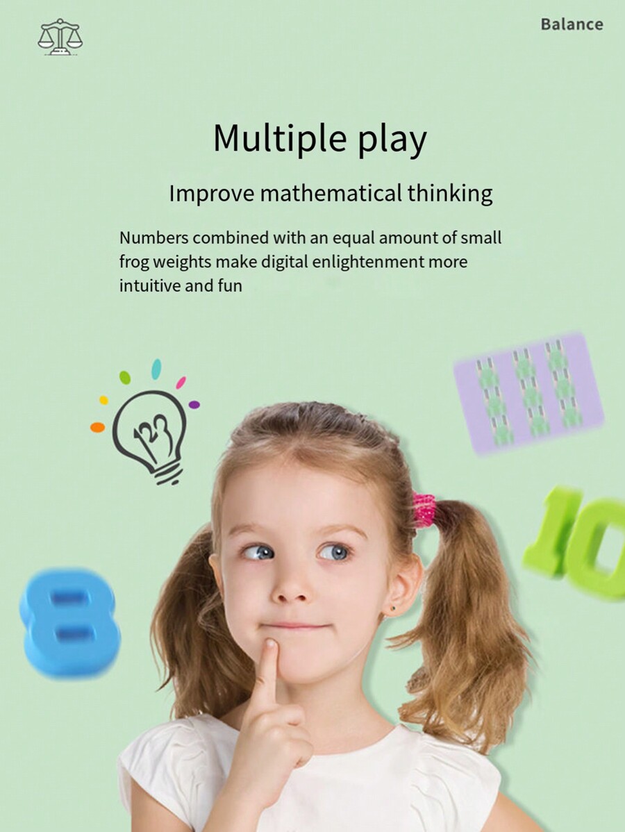 Libra Frog Toy Digital Weighing Scale, Educational Addition Subtraction ...