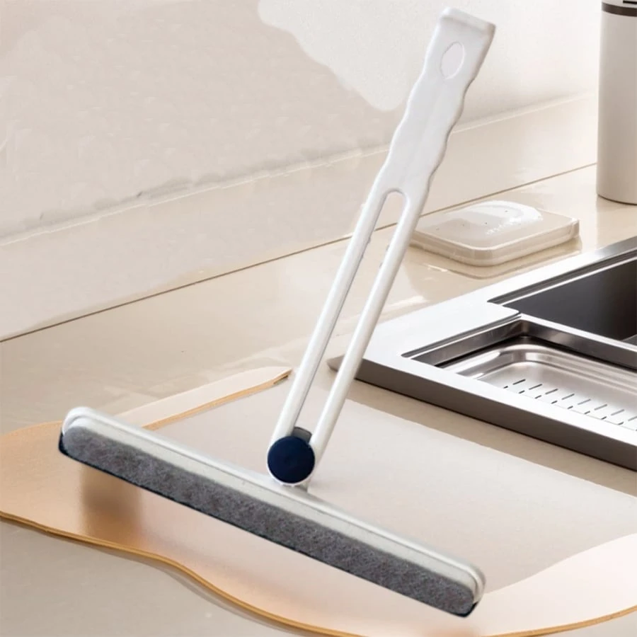 1-Pack Foldable Window Squeegee - Multi-Purpose Rotatable Cleaning Tool ...