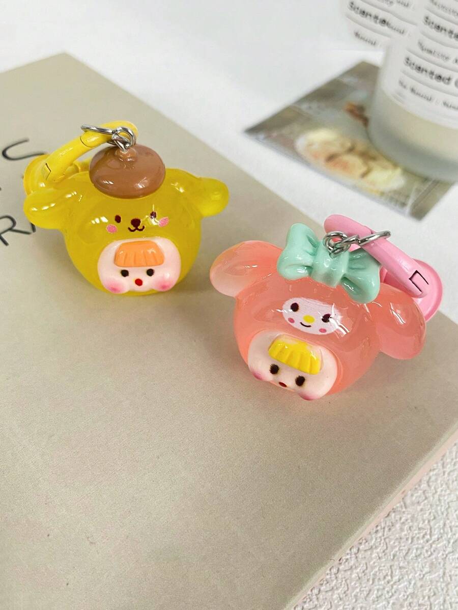 Sanrio Sanrio Glow-In-The-Dark 3D MonChichi Keychain, Sweet Girl Gift ...