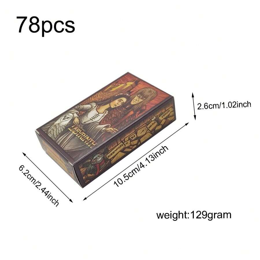 Labyrinth Tarot Cards Deck ( With Pdf-Guidebook ) Fortune Telling Game ...