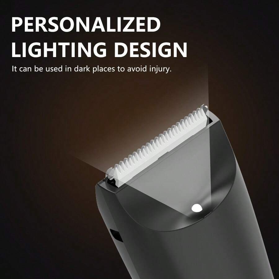 Men's Body Trimmer, Electric Shaver, Electric Inguinal And Pubic Hair ...