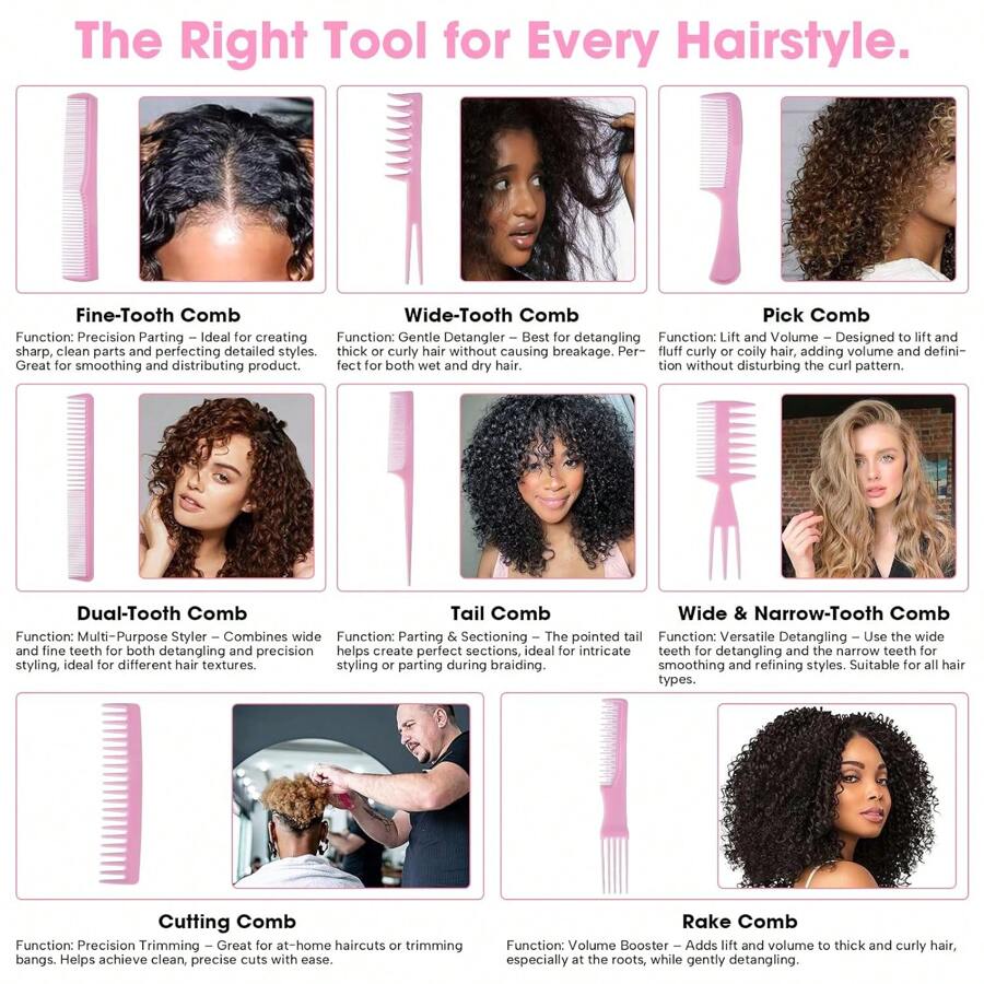 Curly Hair Brush, Curl Define Brush, Brush, 2025 New Curl Define ...