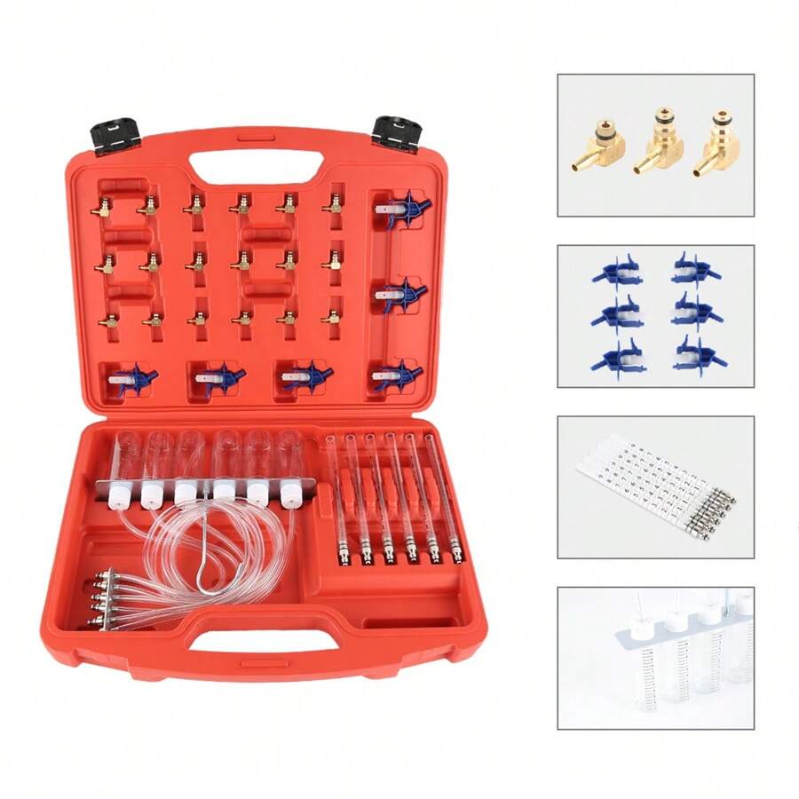 Fuel Flow Tester, Fuel Return Flow Tester, Common Rail Injector With 24 ...