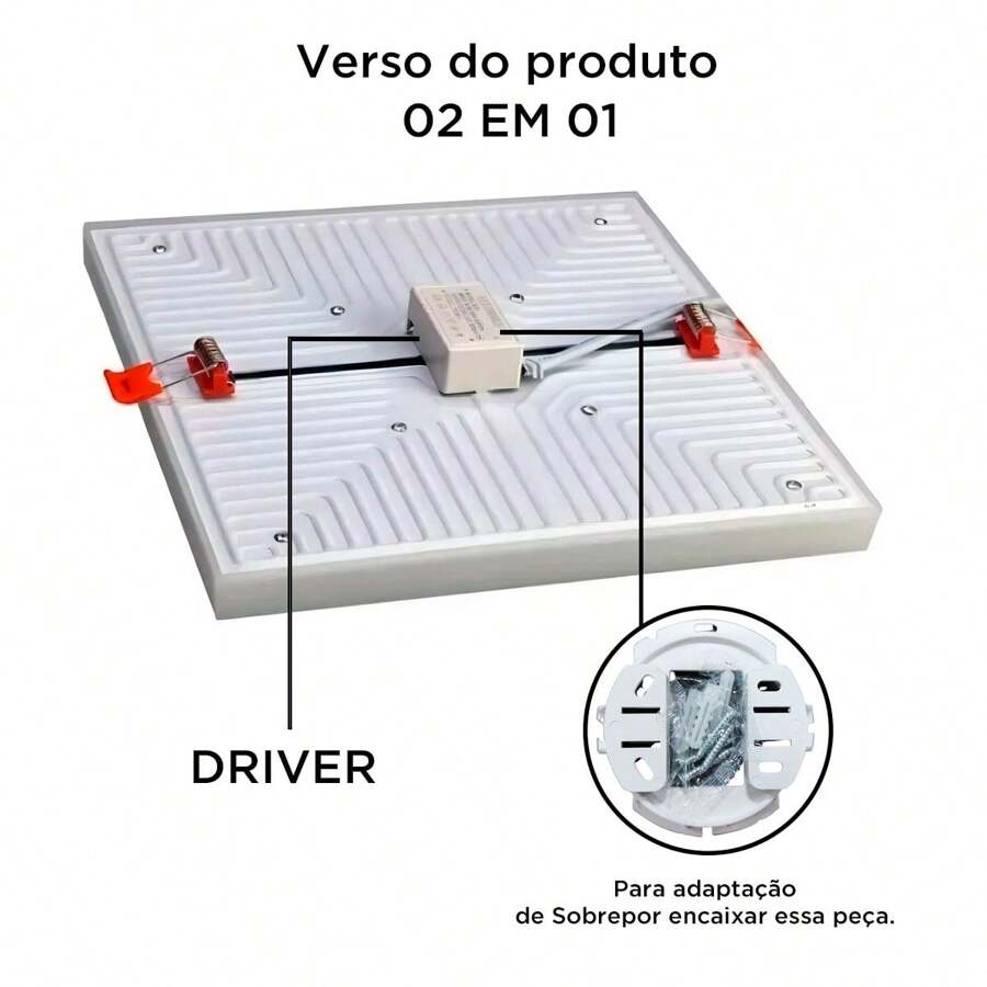 White Ceiling Light Infinite Edge Living Room Bedroom Closet 24W 170mm ...