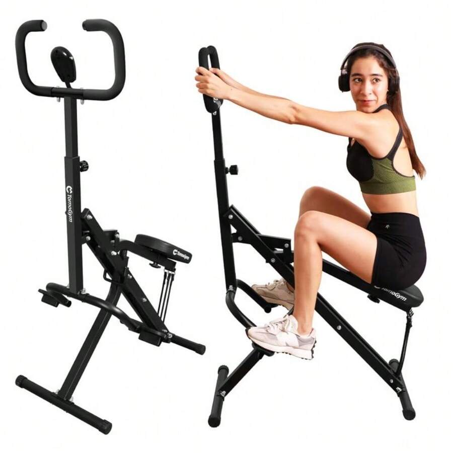 Squat Machine: Compact, Foldable Home Gym For Full-Body Strength Training With Adjustable ...