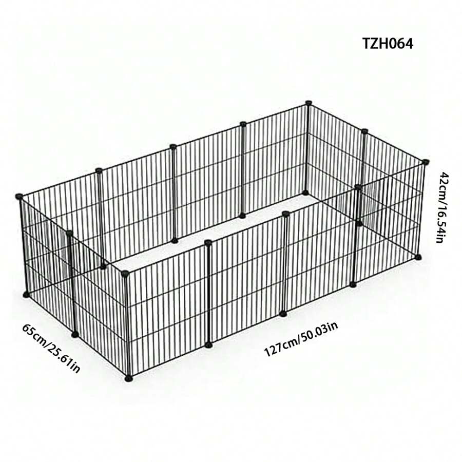 Pet Fence Dog Cage Indoor Reinforced Iron Wire Fence Cat Cage Self ...