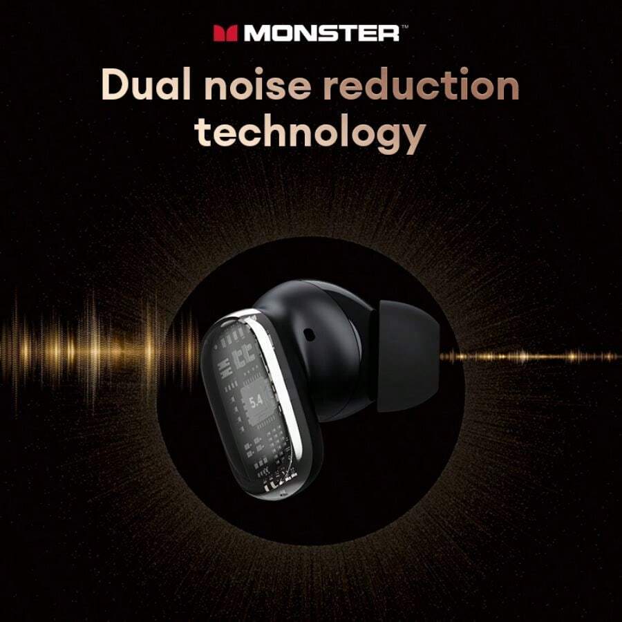Monster Monster Airmars XKT28 TWS Bluetooth V5.3 słuchawki douszne z ...
