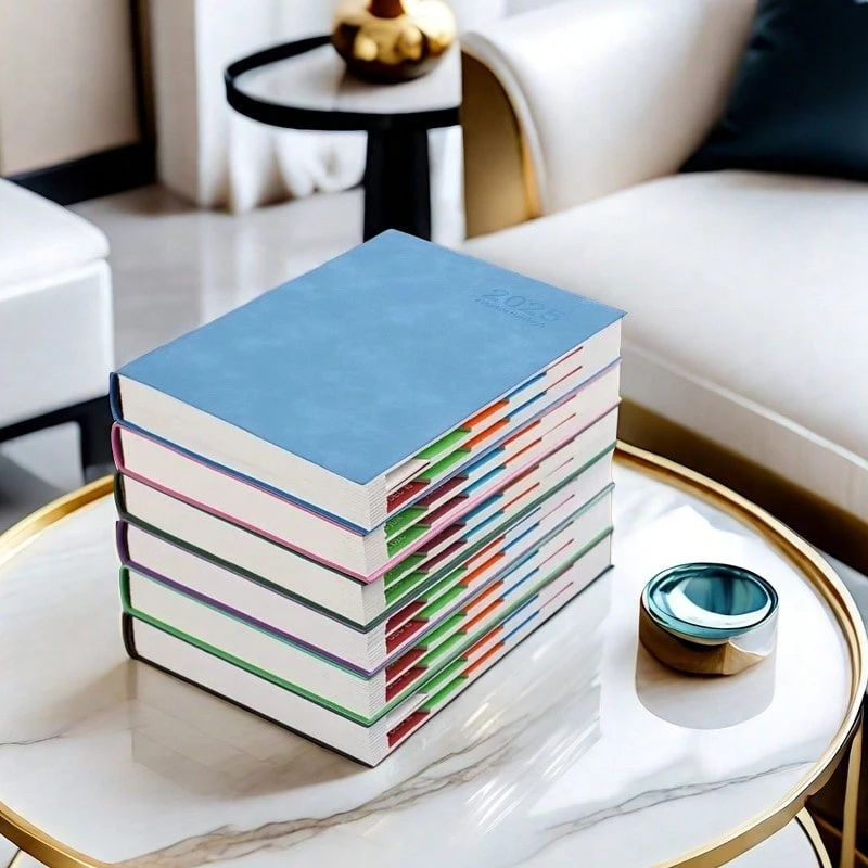 Minimalist Planner 2025 - A5 School & Work Notebook, 400 Pages Super ...