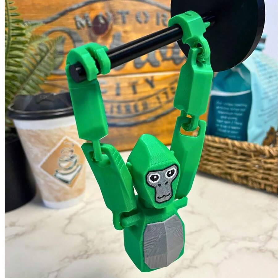 1 pièce Figurine Fidget Singe Flexible - Ami Articulé Gtag - Support ...