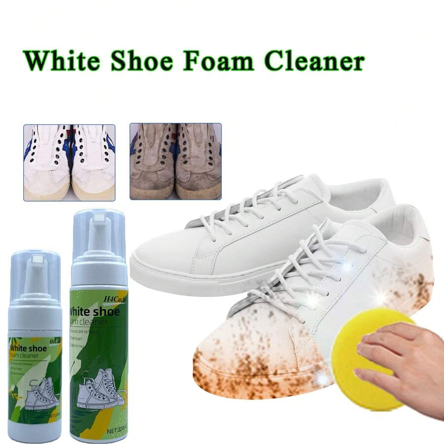 H4Cacle Shoe Cleaner And Whitener ,Shoe Whitening Spray, Shoe Cleaning ...