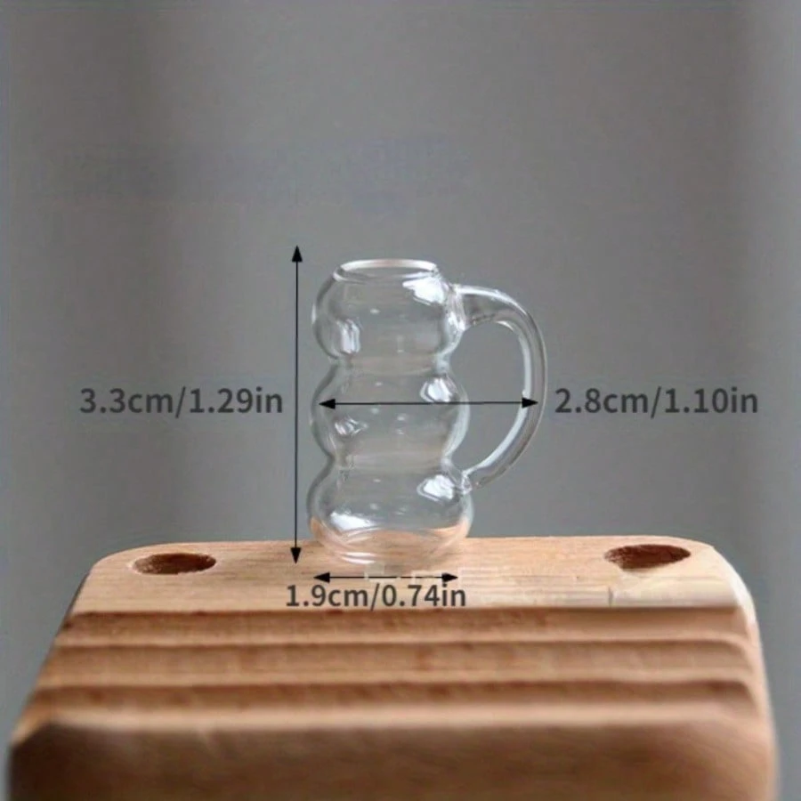 3pcs Mini Glass Cups, Higher Quality, Shinier & More Transparent ...