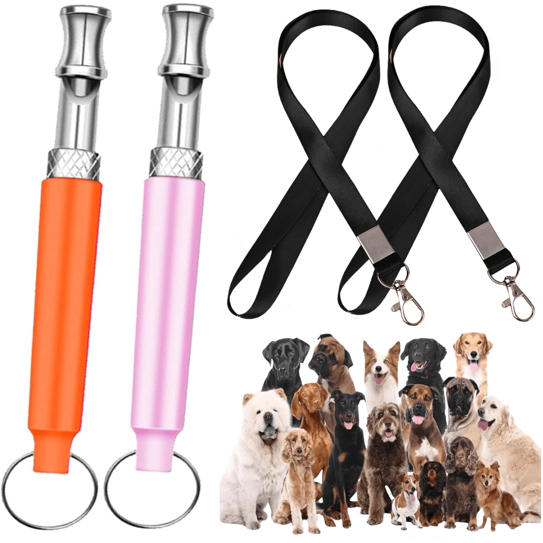 1 Pack Dog Whistle To Stop Barking, Adjustable Ultrasonic Dog Whistle ...