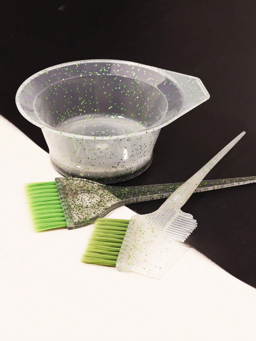 2/3pcs Dyeing Hair Kit, DIY Salon Tools Set, Bleaching Brush, Mixing ...