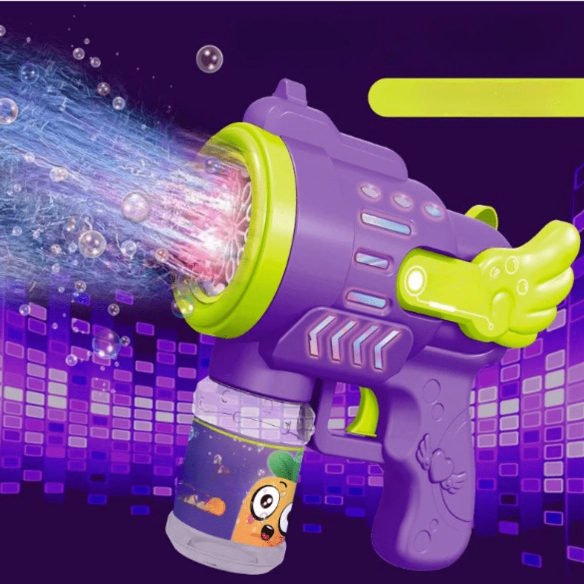 1pc Multicolor Available Electric Automatic Bubble Gun Toy Bubble Maker ...