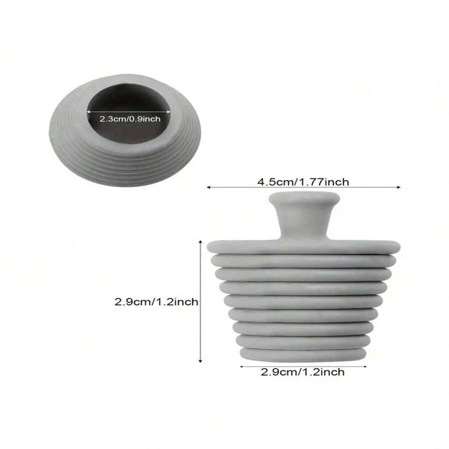 IPC Silicone Bathtub Plug, Bathroom Silicone Sink Plug, Conical Screw ...