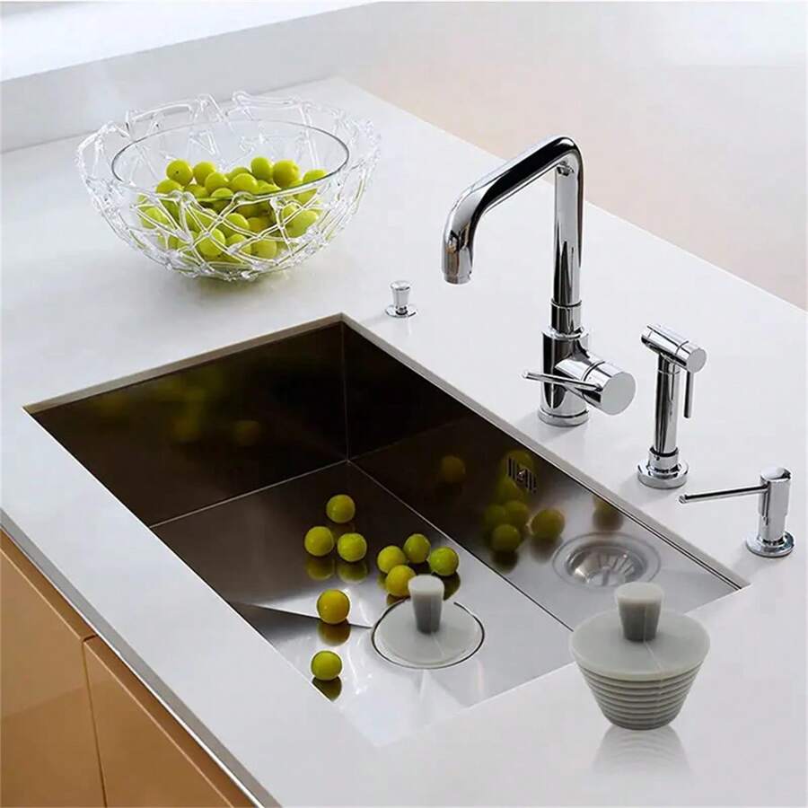 IPC Silicone Bathtub Plug, Bathroom Silicone Sink Plug, Conical Screw ...