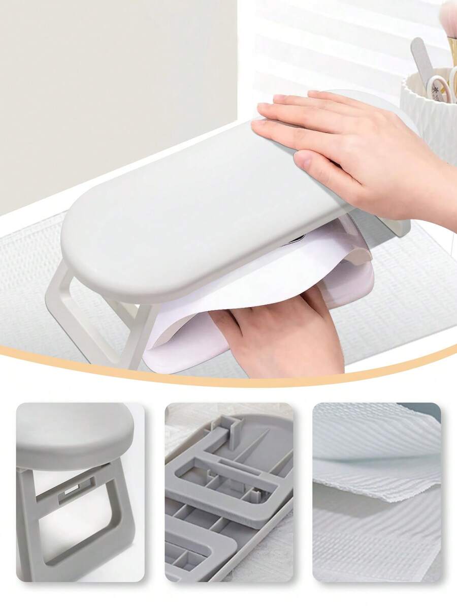 Foldable Nail Arm Rest, Nail Hand Rest For Nails Tech, Macaron Hand ...