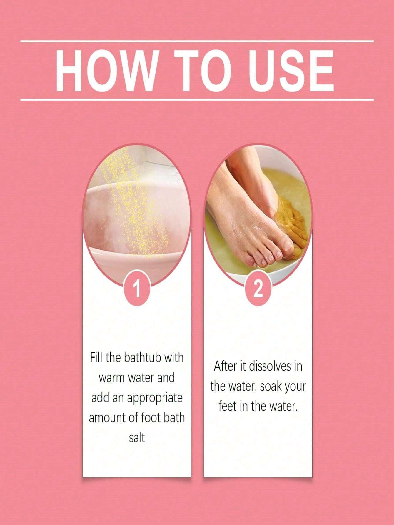 Foot Care Foot Soak Salt Gently Cleans Feet, Nourishes And Soothes Soft ...