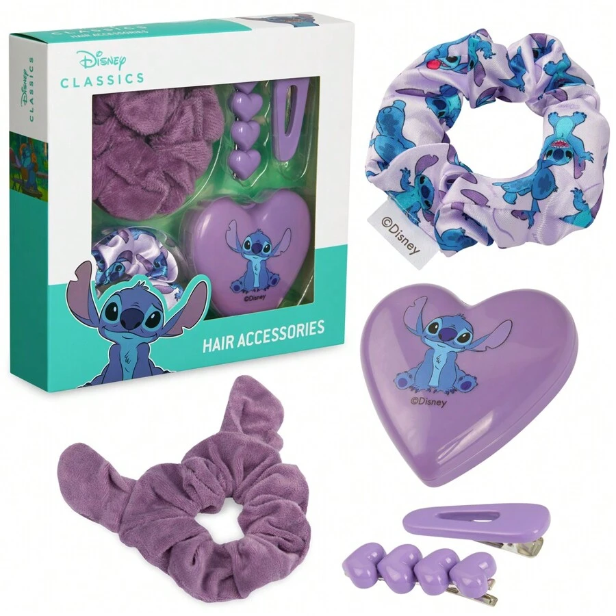 Disney Stitch Hair Clips & Accessories Folding Brush Dress Up Beauty ...