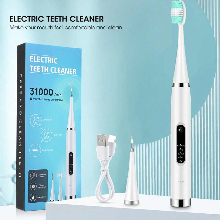 Tooth Cleaner - Plaque Remover For Teeth Remove Teeth Stain Tarter ...