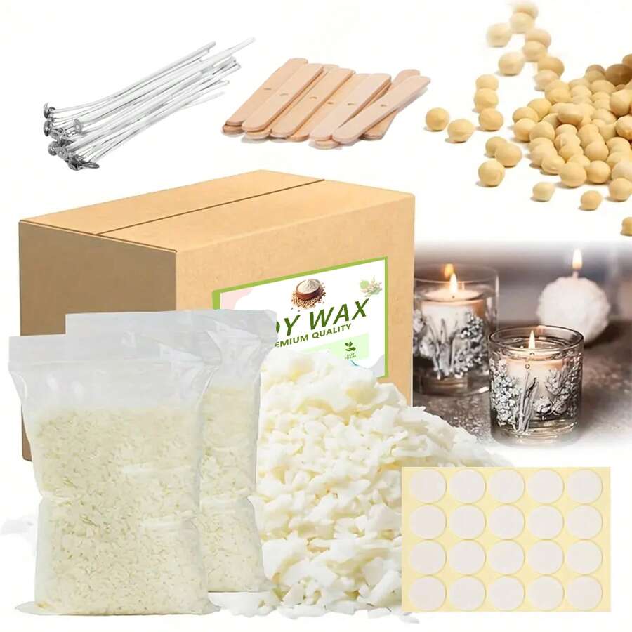 Soy Wax Making Kit, High-Quality Soy Wax Flakes, Used For Candle Making ...