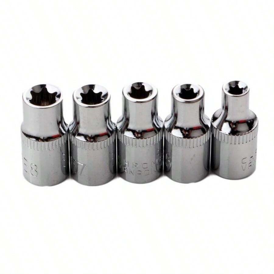 13 Pcs Short Socket Set - Chrome Vanadium Steel, 4-14mm Sizes, Metric ...